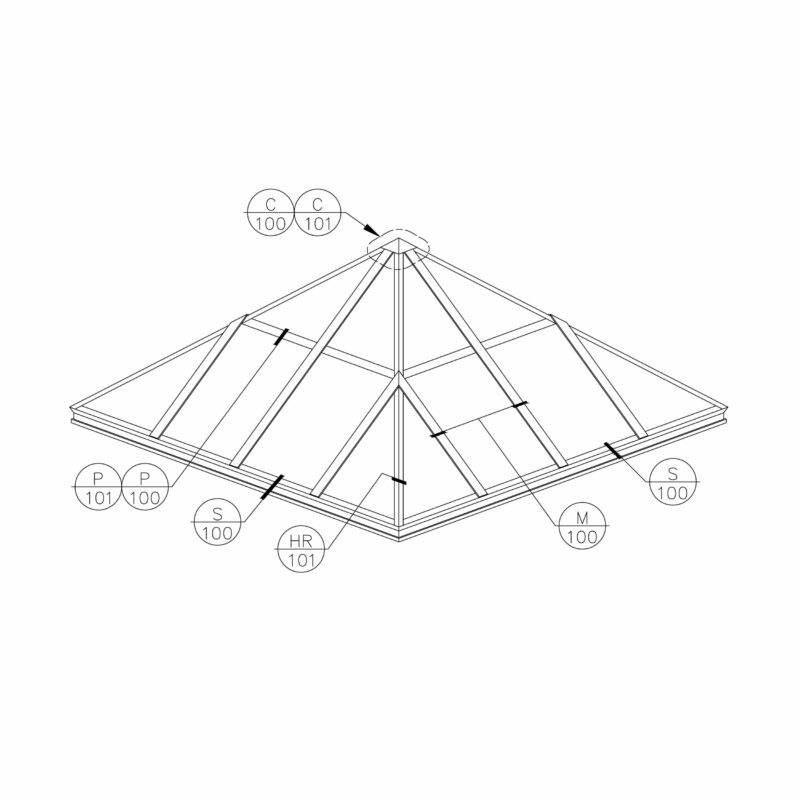 Pyramid Skylight - DĀLYTE